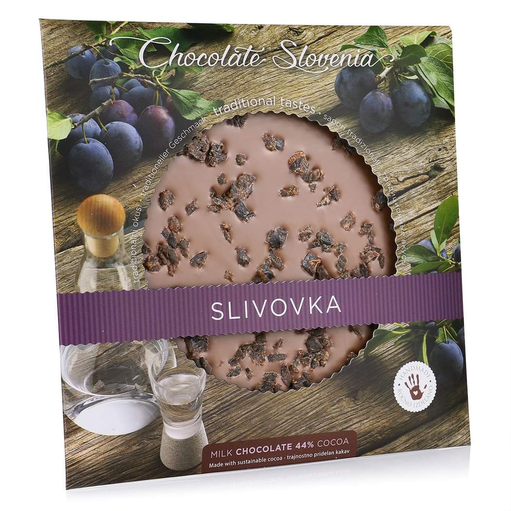 Čokolada Slovenija – slivovka 135g – Kraševka