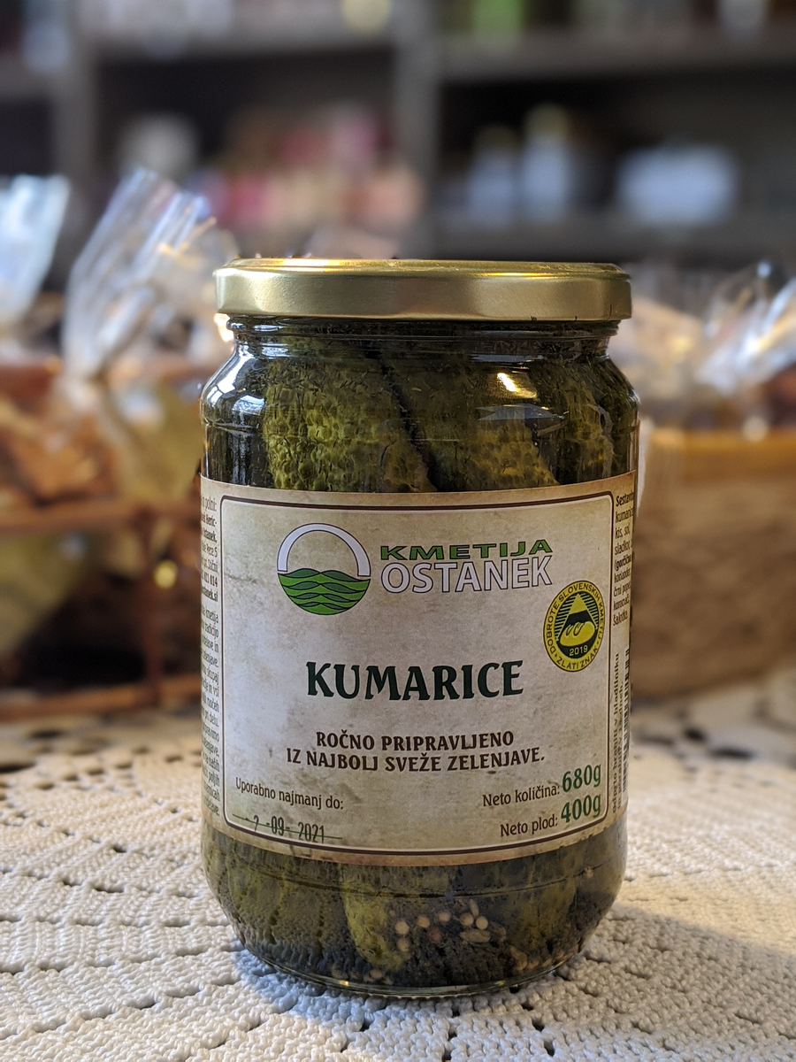 Domače kumarice 680g – Kraševka
